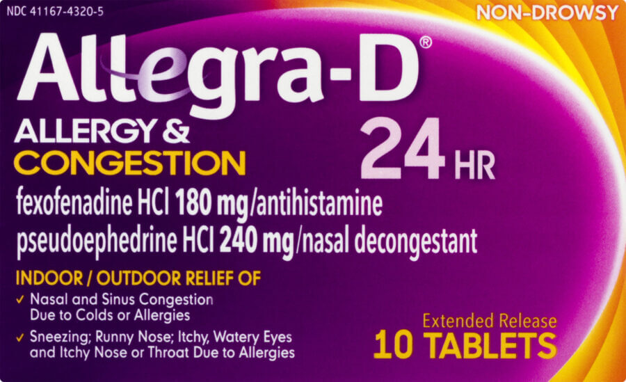 Allegra-D 24 Hour Tablet Sudafed West Ashley Charleston SC